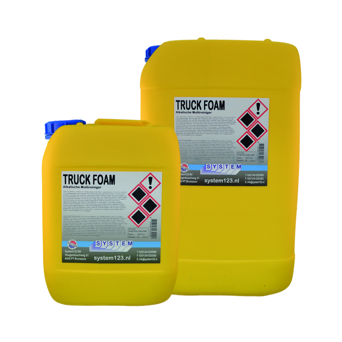 TRUCK CLEANER FOAM - System123